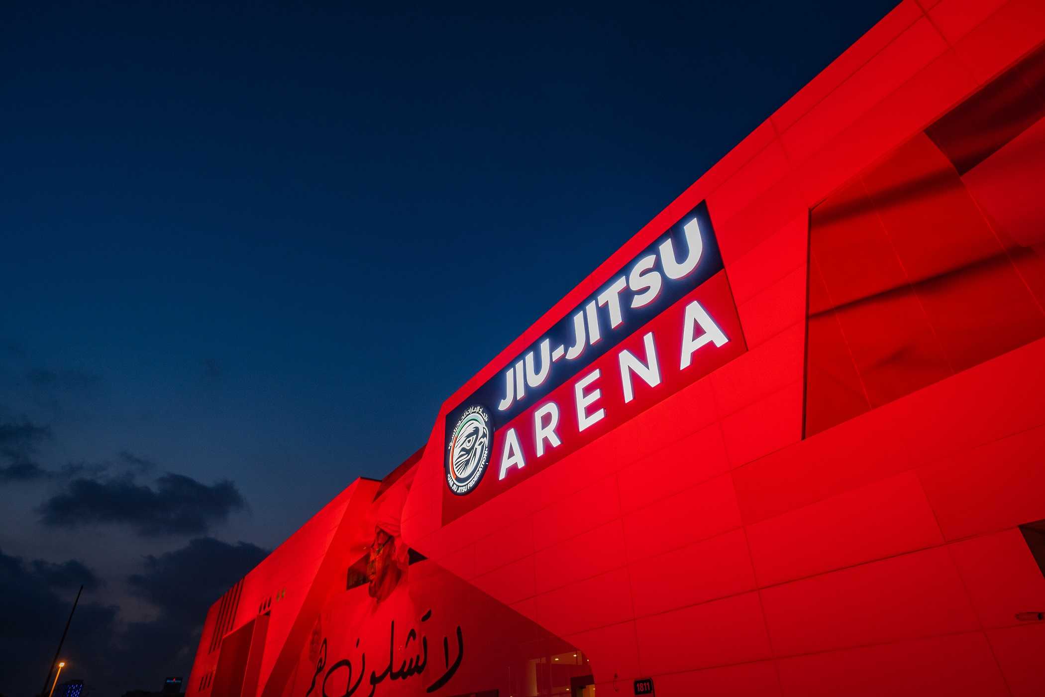 FROM THE MAT TO MARS: ABU DHABI’S JIU-JITSU ARENA LIGHTS UP RED TO ...