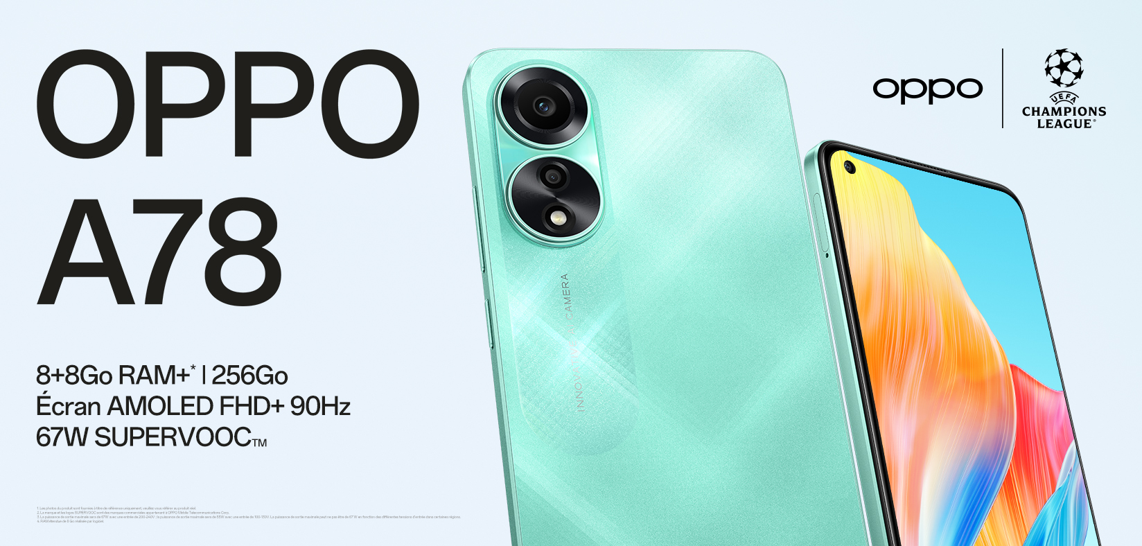 OPPO unveils new A78 with 67W SUPERVOOCTM Flash Charge, immersive FHD+ ...